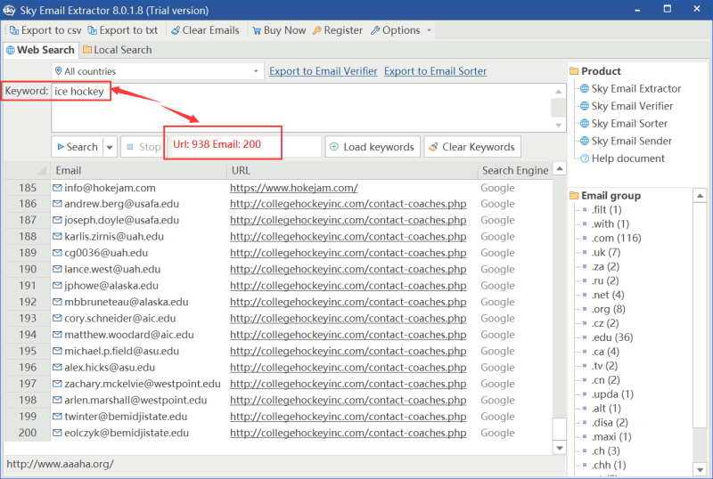 Advanced Email Extractor Pro - SkyExtractor.com Advanced Email Extractor Pro - SkyExtractor.com